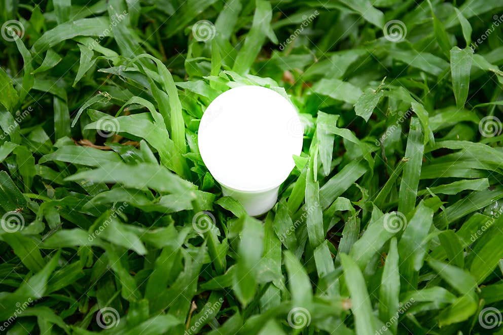 LED Bulb with Lighting - Save Lighting Technology Stock Photo - Image ...