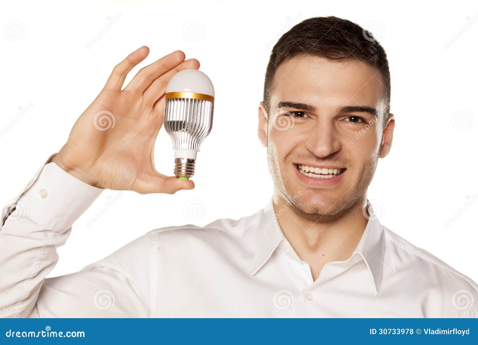 LED bulb stock photo. Image of casual, cree, isolated - 30733978
