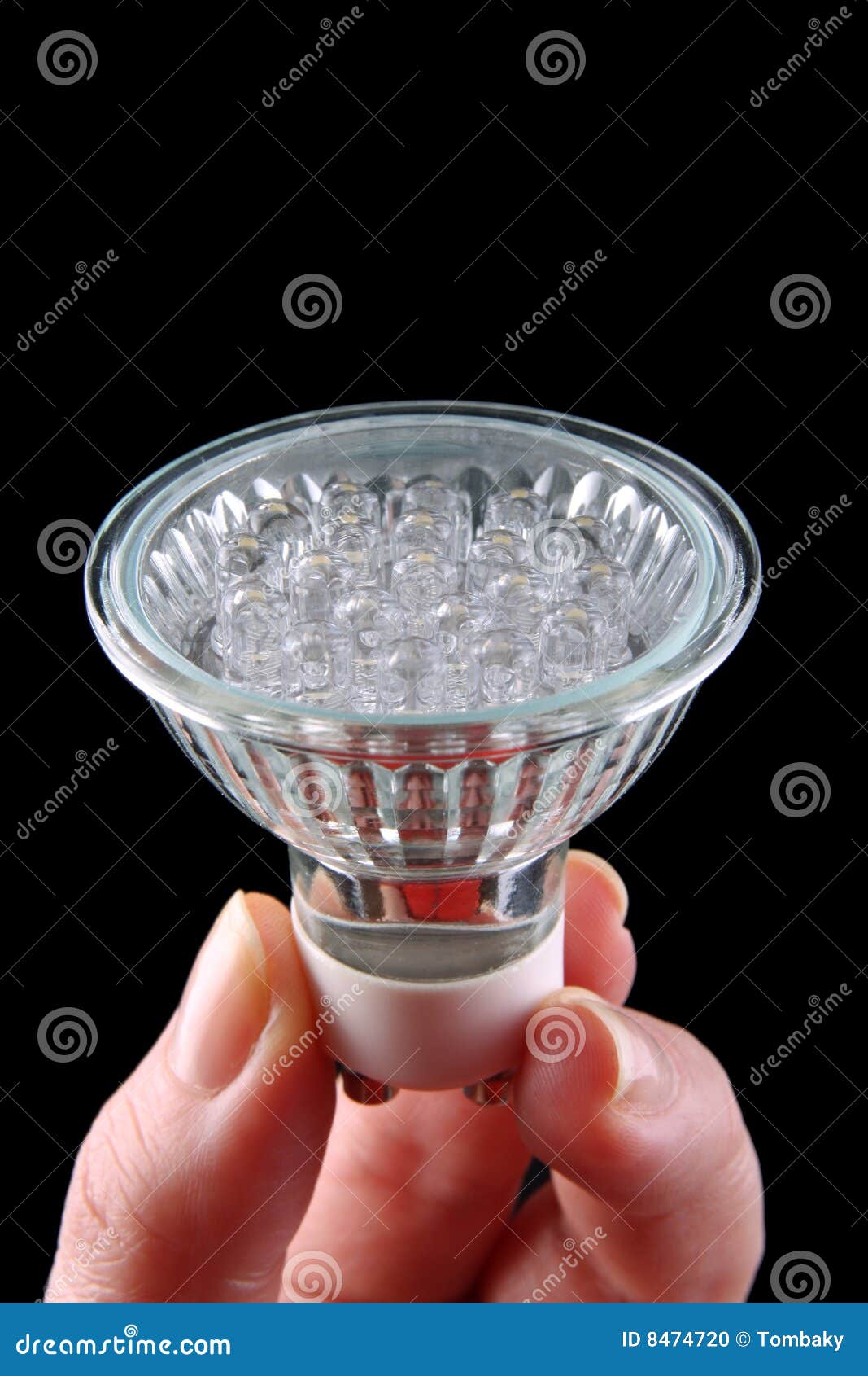 Led bulbs in hand stock photo. Image of resourceful, environmental ...