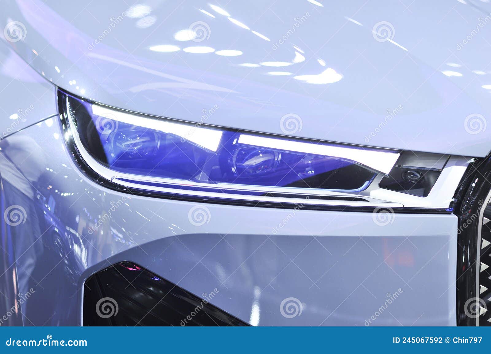 Led car light close up stock photo. Image of design - 245067592