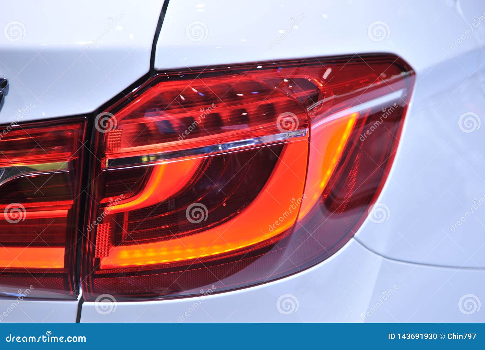 Led car light stock photo. Image of industry, glass - 143691930
