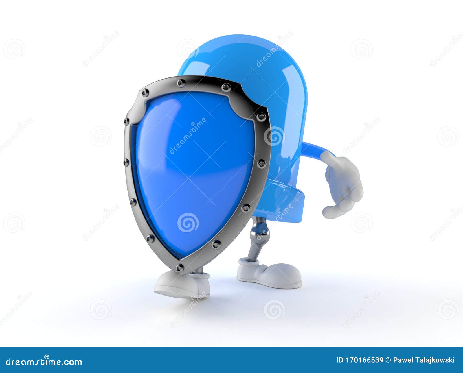 LED Character with Protective Shield Stock Illustration - Illustration ...