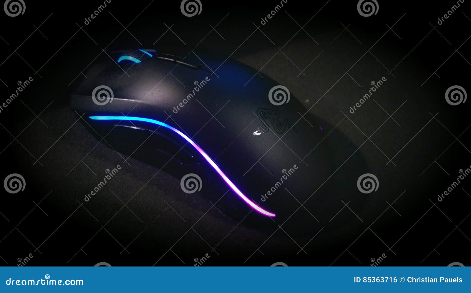 LED Computer Mouse editorial photo. Image of electronics - 85363716