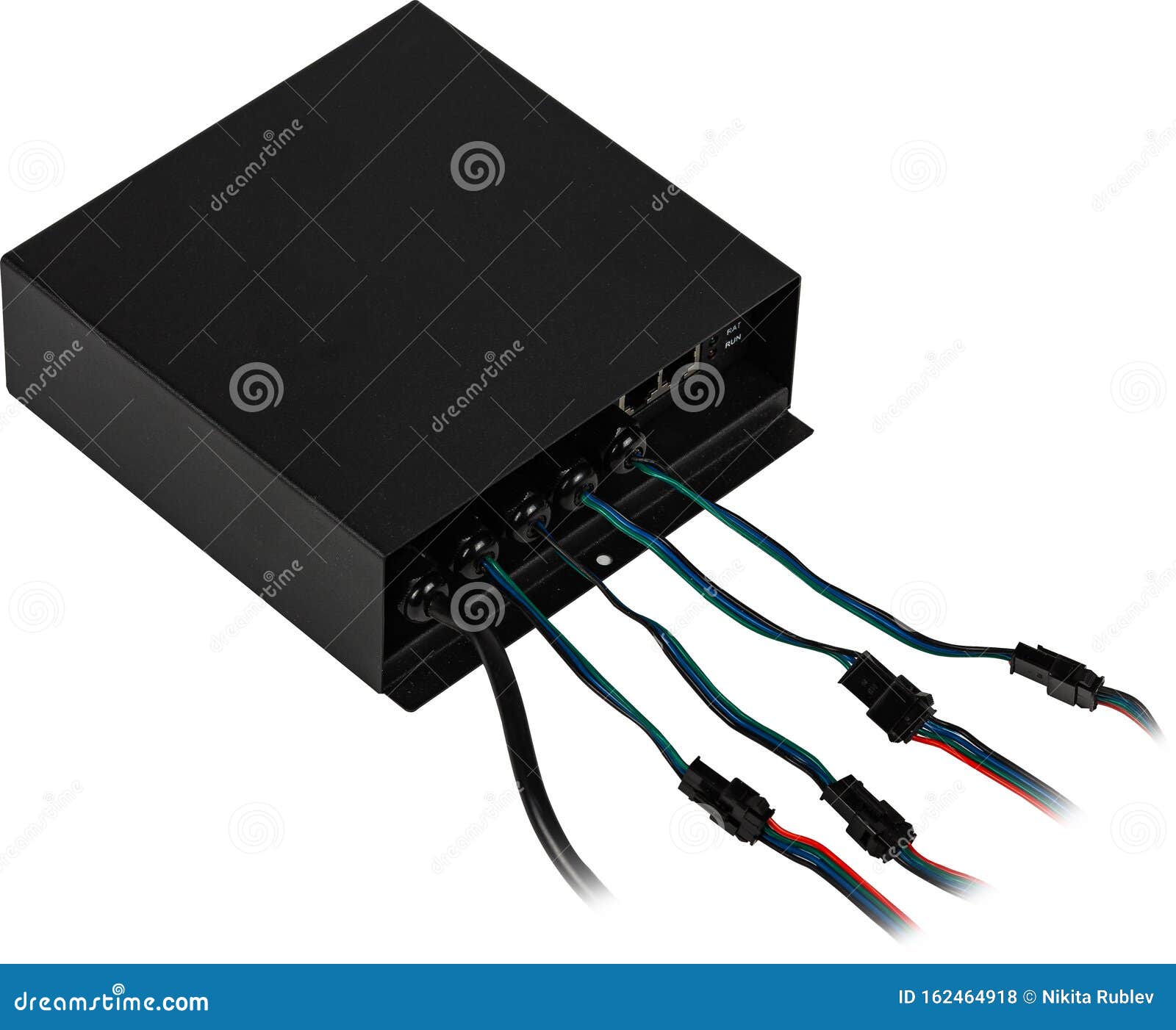 LED Controller Isolated on White Background Stock Photo - Image of ...