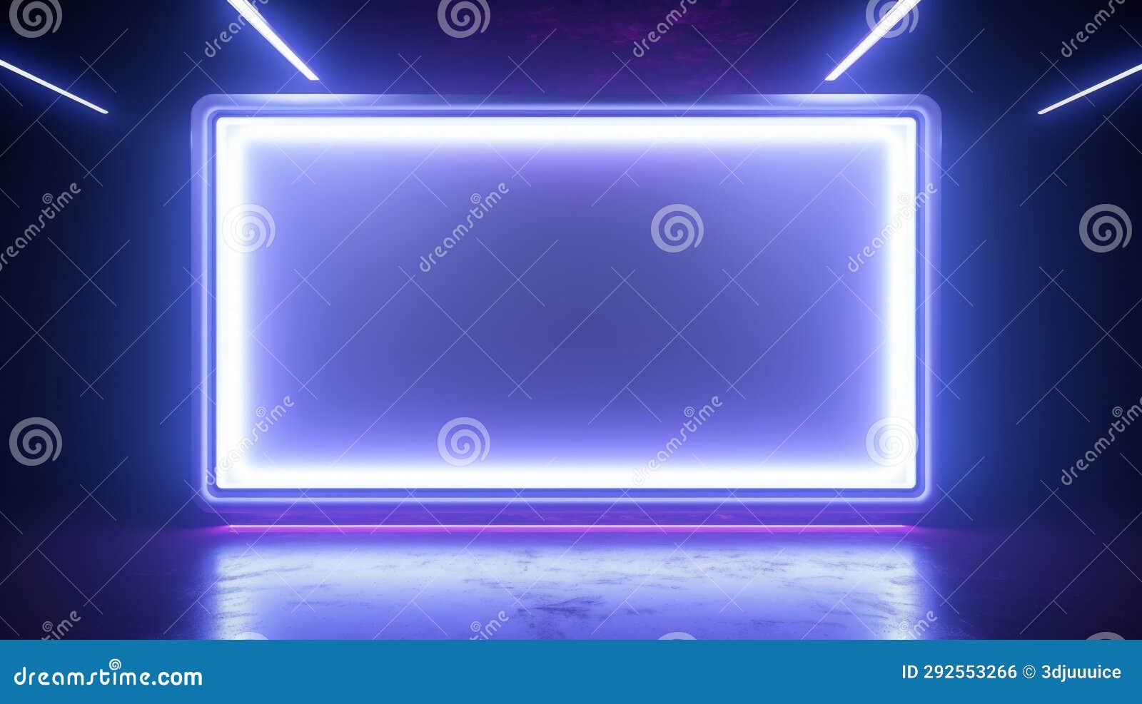 LED Creative Abstract Geometric Frame. Stock Illustration ...