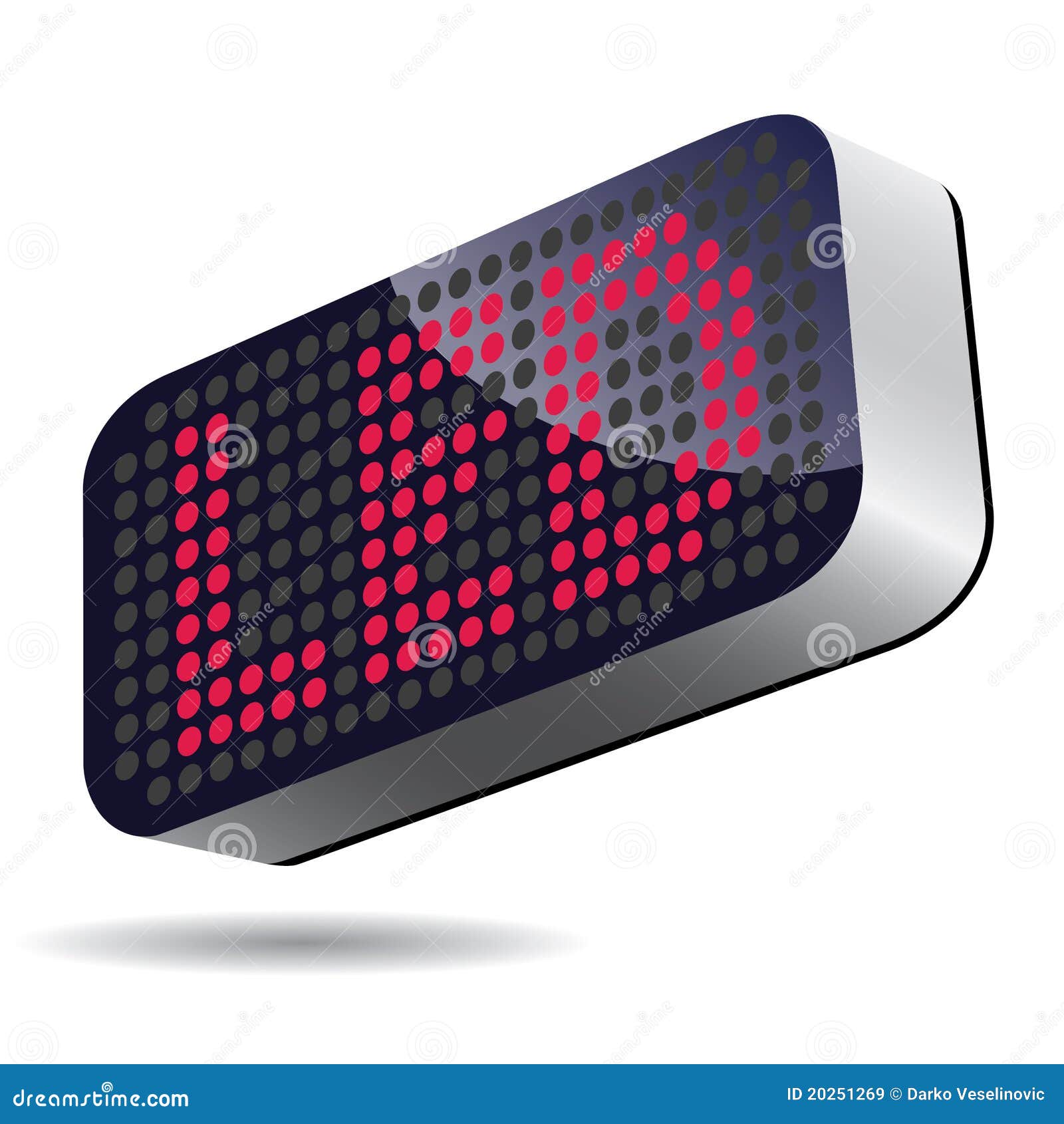 Led diode sign stock vector. Illustration of background - 20251269