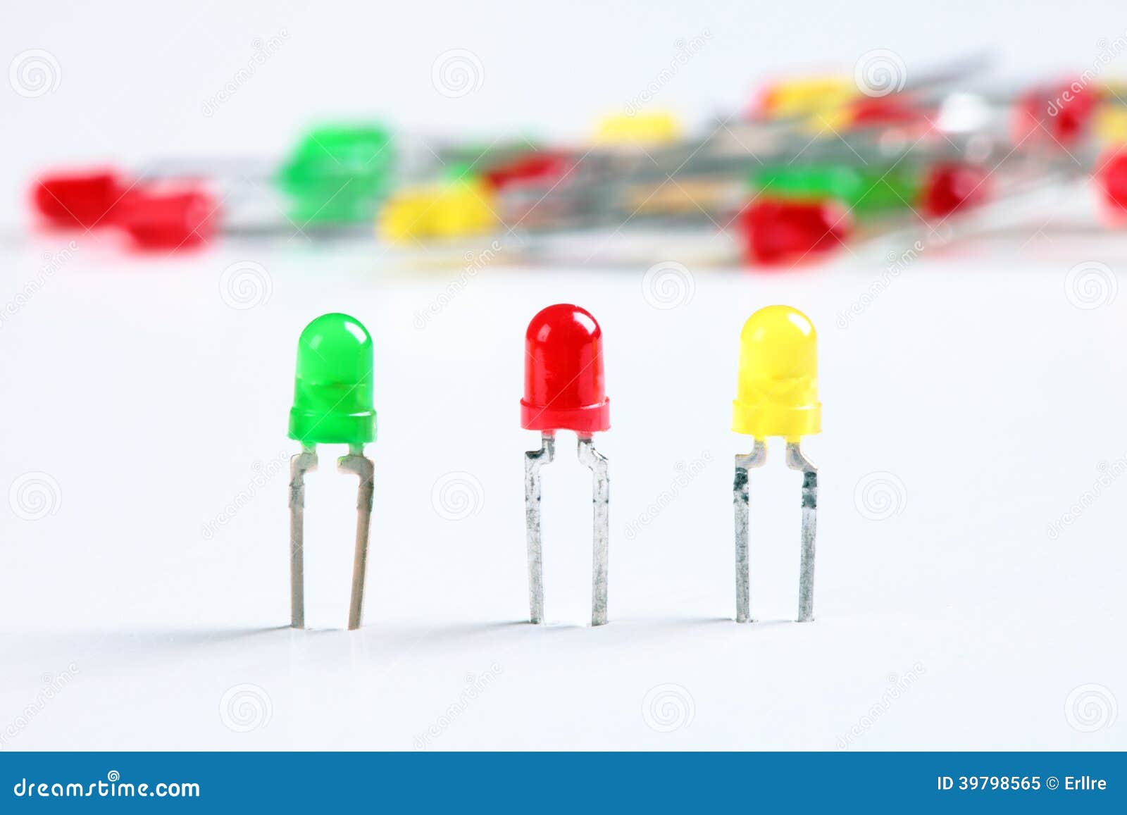 Led diode stock image. Image of electronics, green, emitting - 39798565