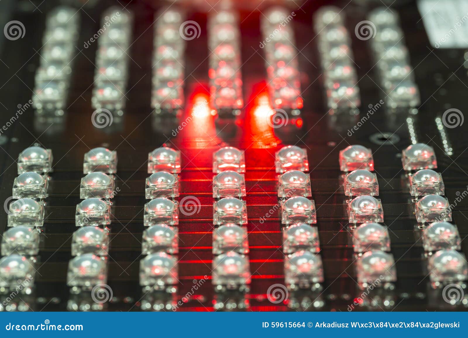 LED diodes stock photo. Image of waterclear, blue, assemble - 59615664