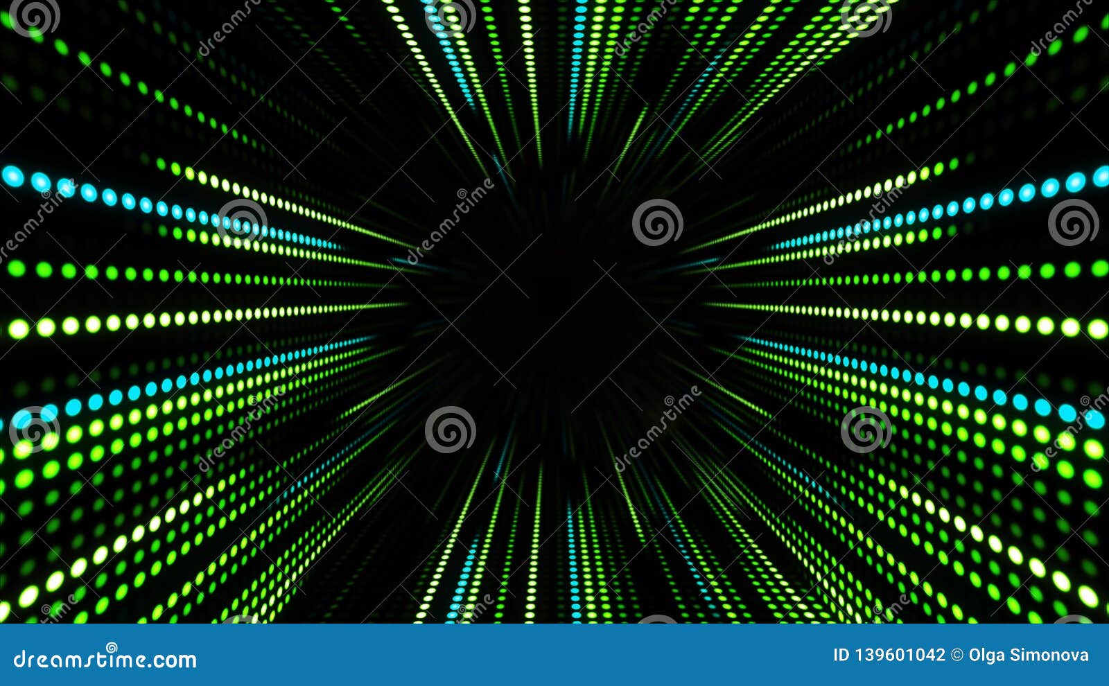 LED Diodes Panel Elements, Garland Background Stock Illustration ...