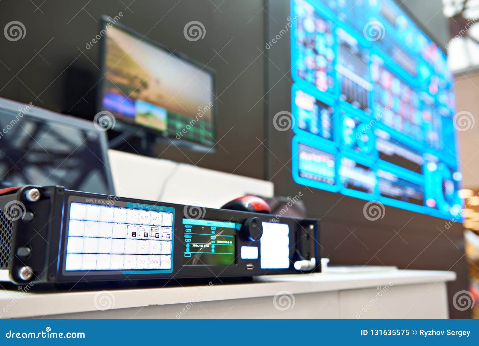 LED Display Controller stock image. Image of entertainment - 131635575