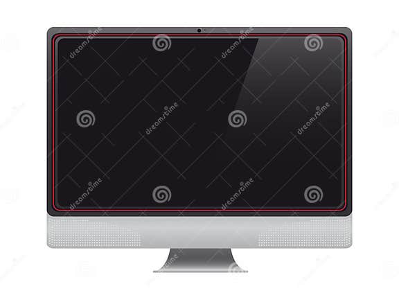 Led display icon stock vector. Illustration of vector - 23897095