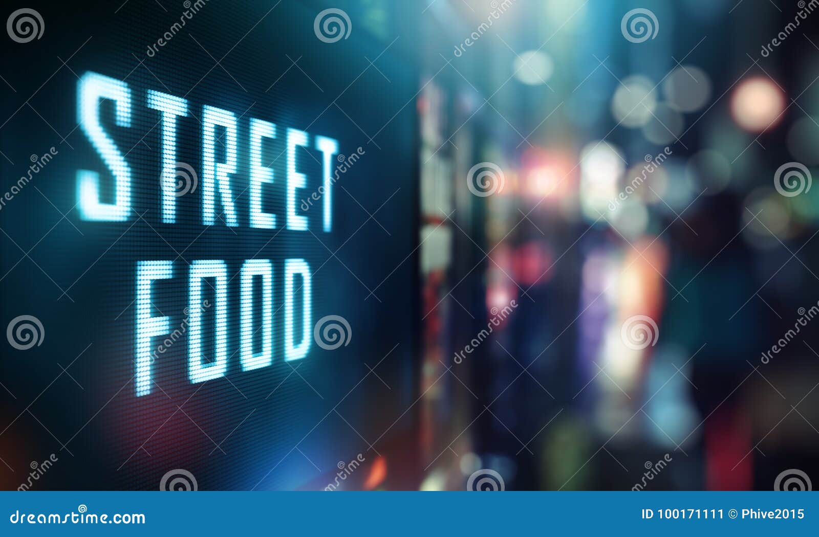 LED Display stock illustration. Illustration of hawker - 100171111