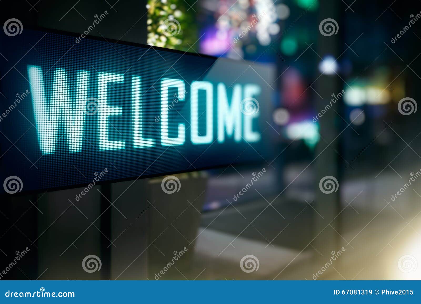 LED Display stock illustration. Illustration of blue - 67081319