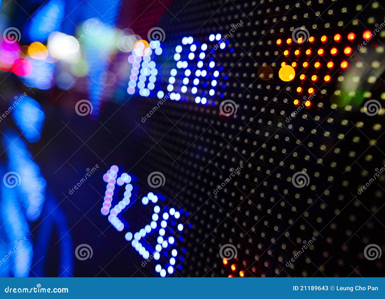 Led Display Stock Infomation Abstract Stock Image - Image of symbol ...