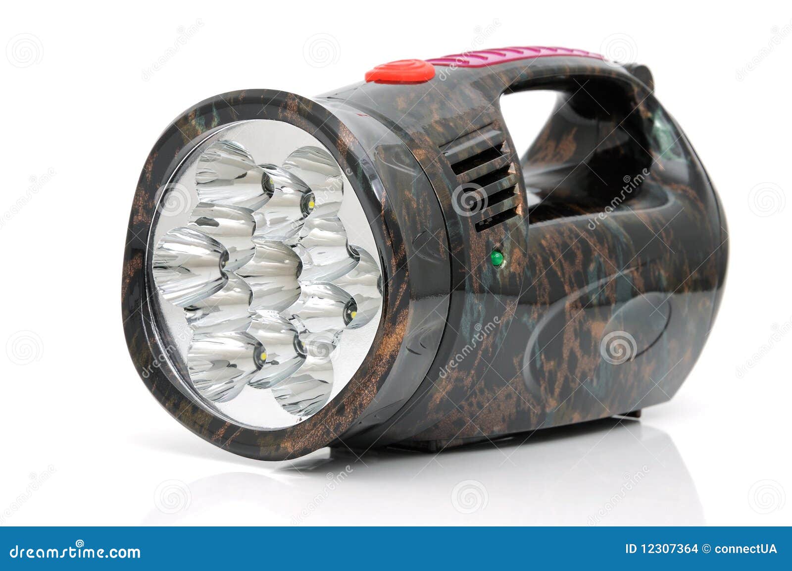 LED electric torch stock photo. Image of flashlight, diode - 12307364