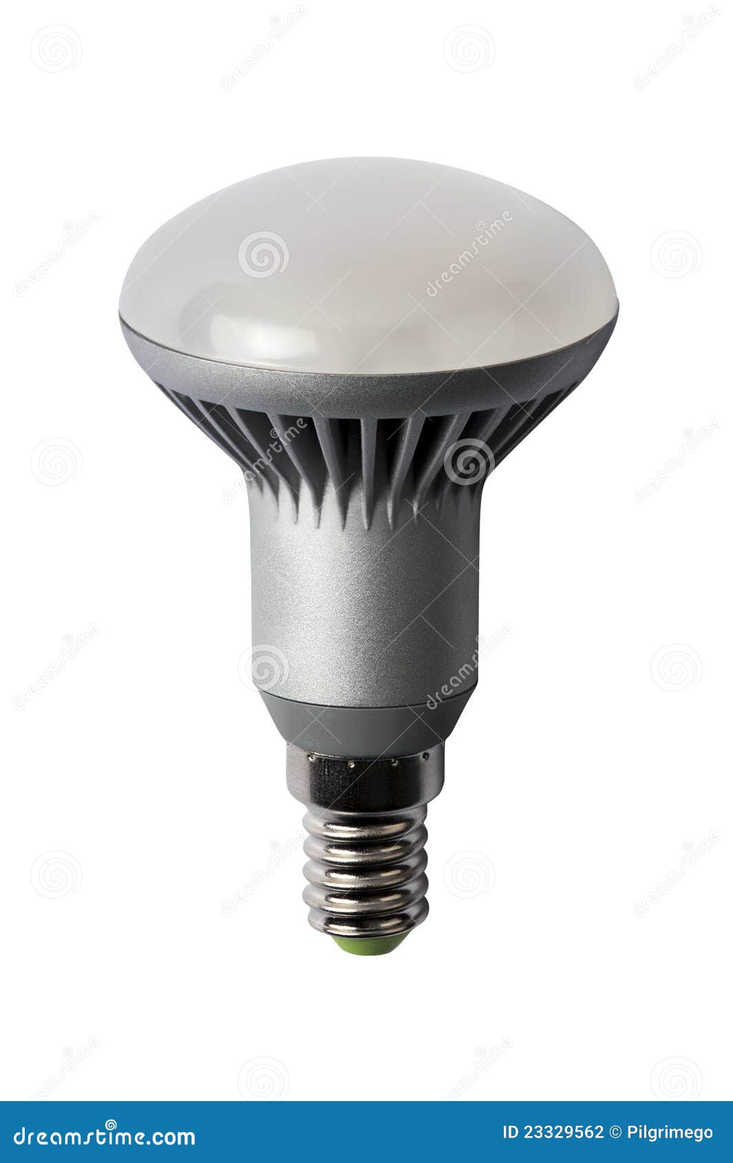 LED Energy Safing Bulb. R50 E27. Isolated Object Stock Photo - Image of ...