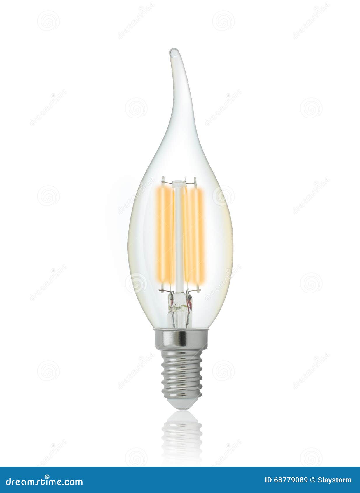 LED filament light bulb stock image. Image of watts, electricity - 68779089