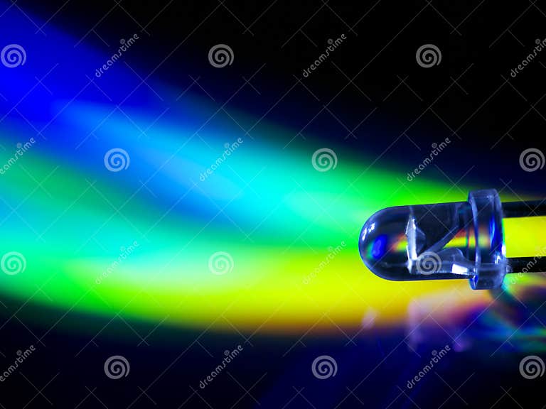 Led flame stock image. Image of technologies, rainbow - 6158267