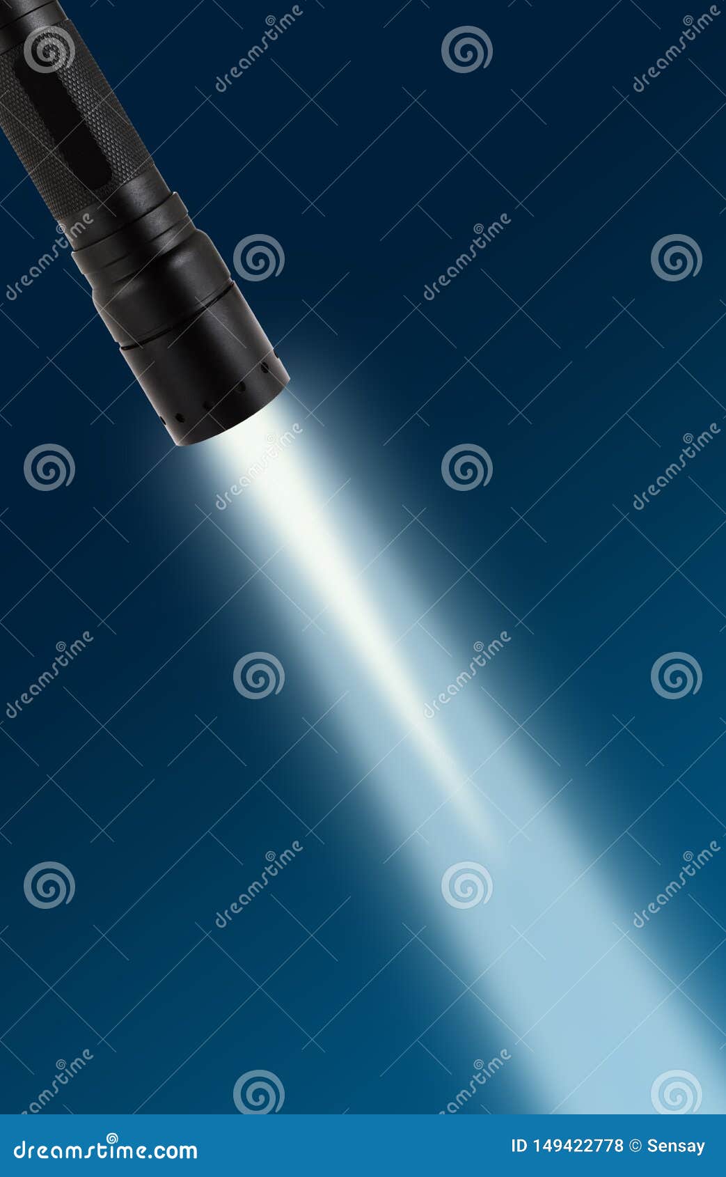 LED flashlight stock photo. Image of torch, metal, searchlight - 149422778