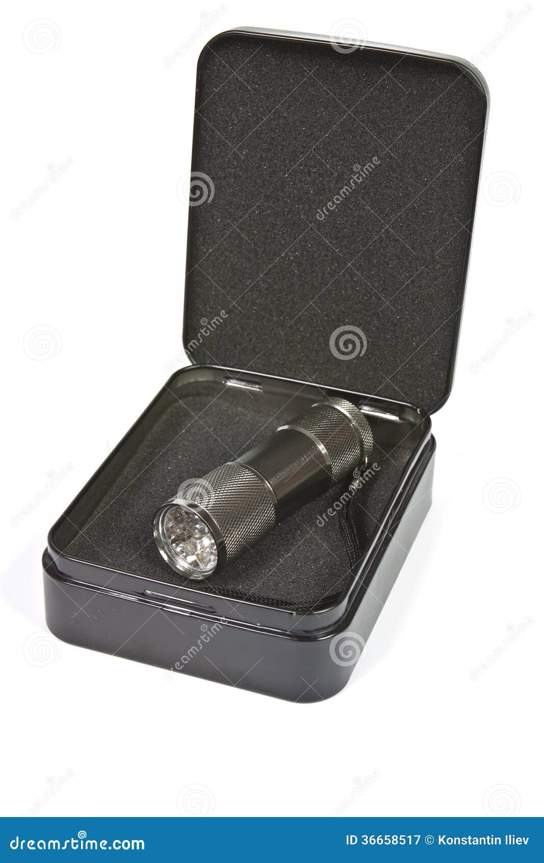 LED flashlight stock image. Image of energy, aluminum - 36658517