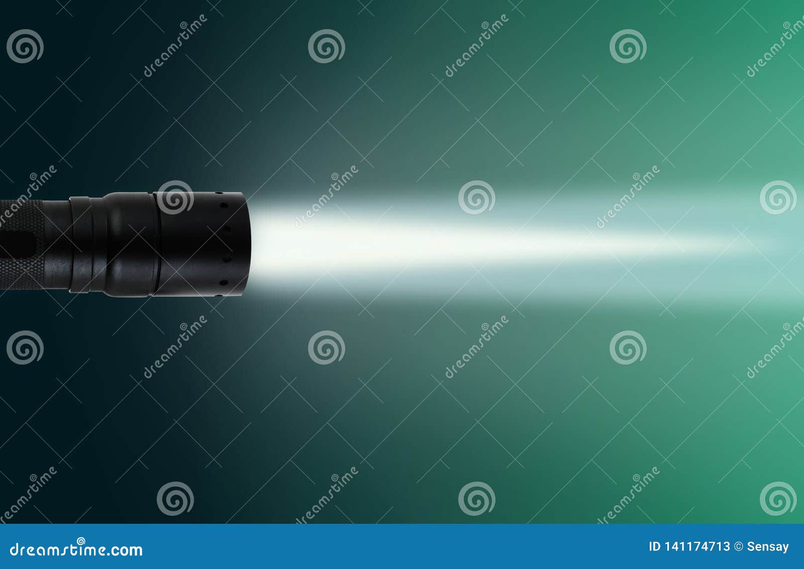 LED flashlight stock image. Image of equipment, search - 141174713