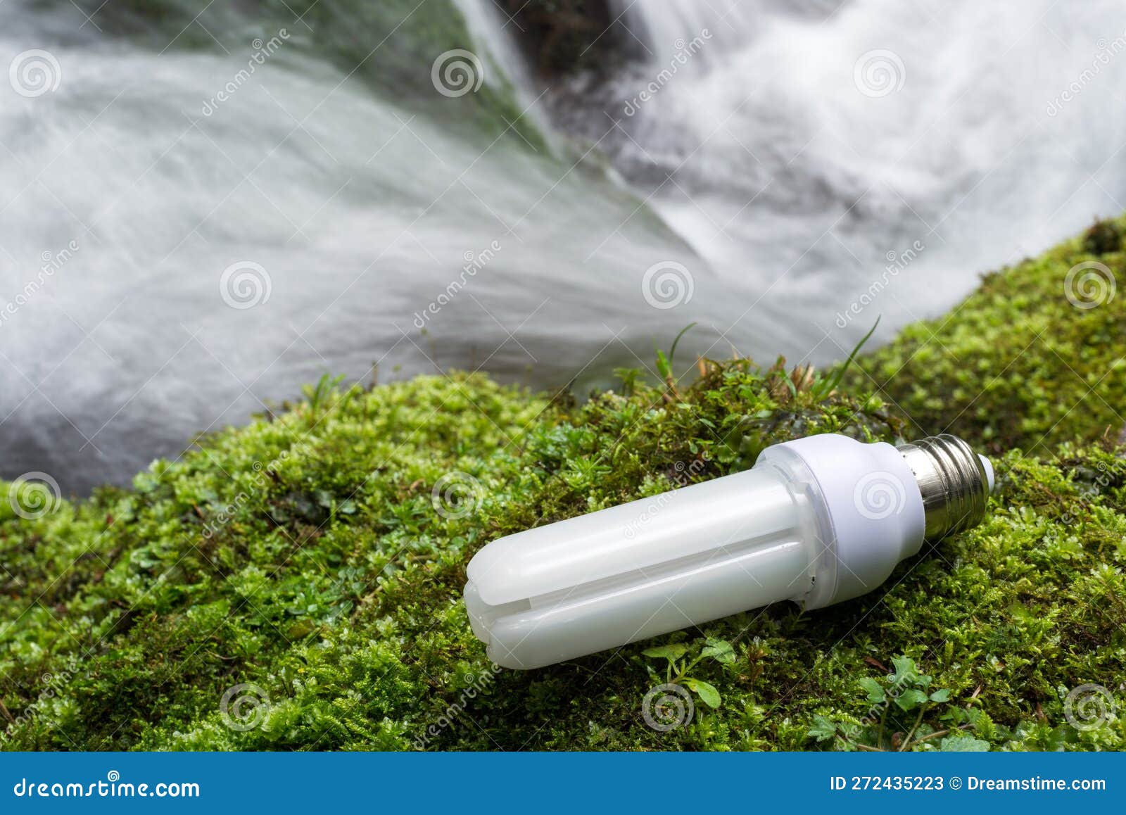 LED on a green moss stock image. Image of consumer, apparatus - 272435223