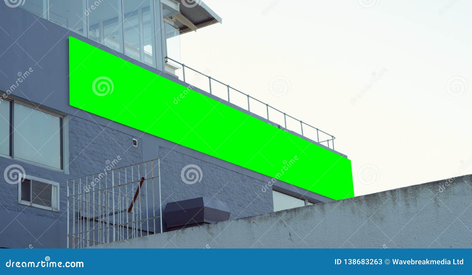 Led Hoarding on the Exterior of the Building 4k Stock Video - Video of ...