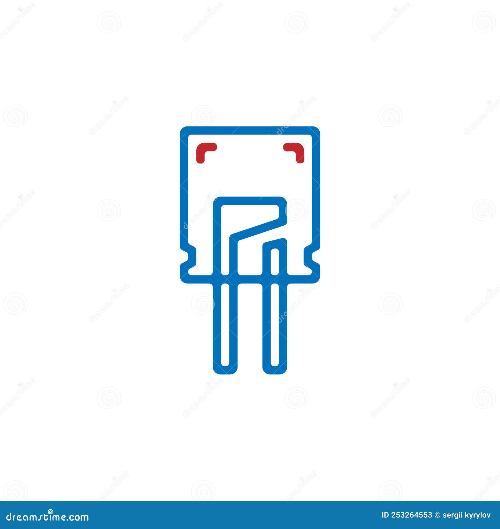 Led Icon Seamless Pattern, Light Emitting Diode Vector Art Illustration ...