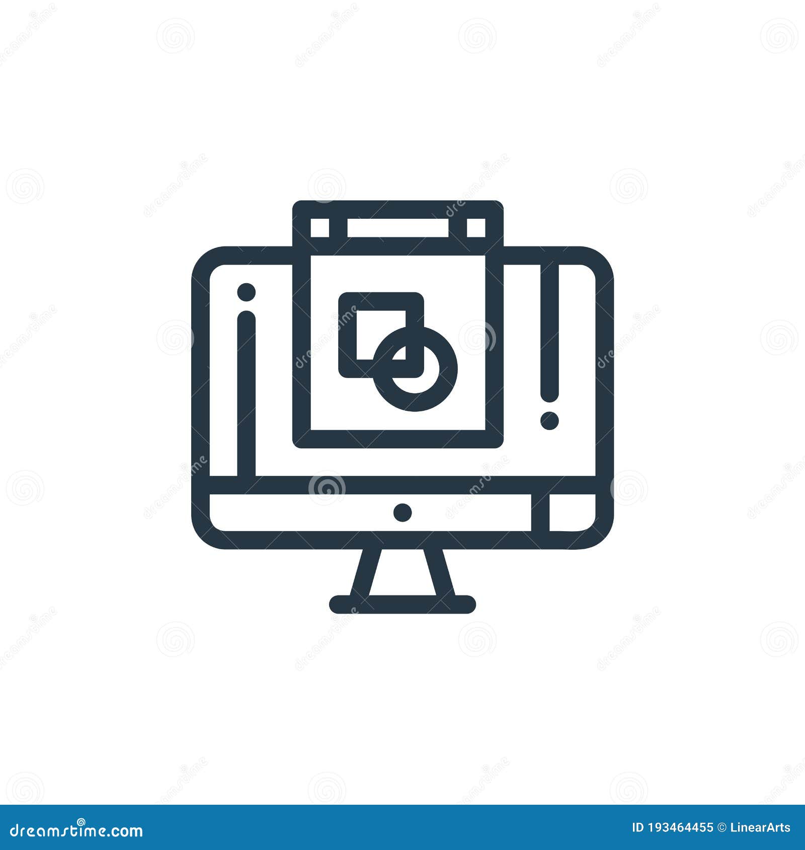 Led Icon Vector from Designing Concept. Thin Line Illustration of Led ...