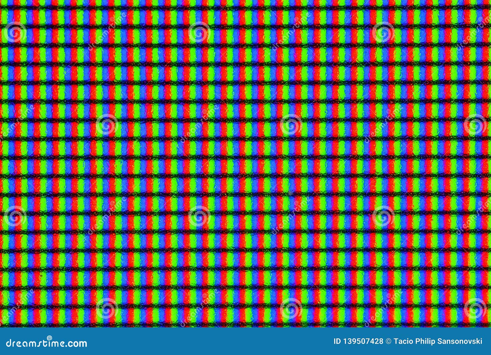 LED IPS Monitor Screen Showing Pixels in Extreme Closeup Macro ... LED IPS Monitor Screen Showing Pixels in Extreme Closeup Macro ...