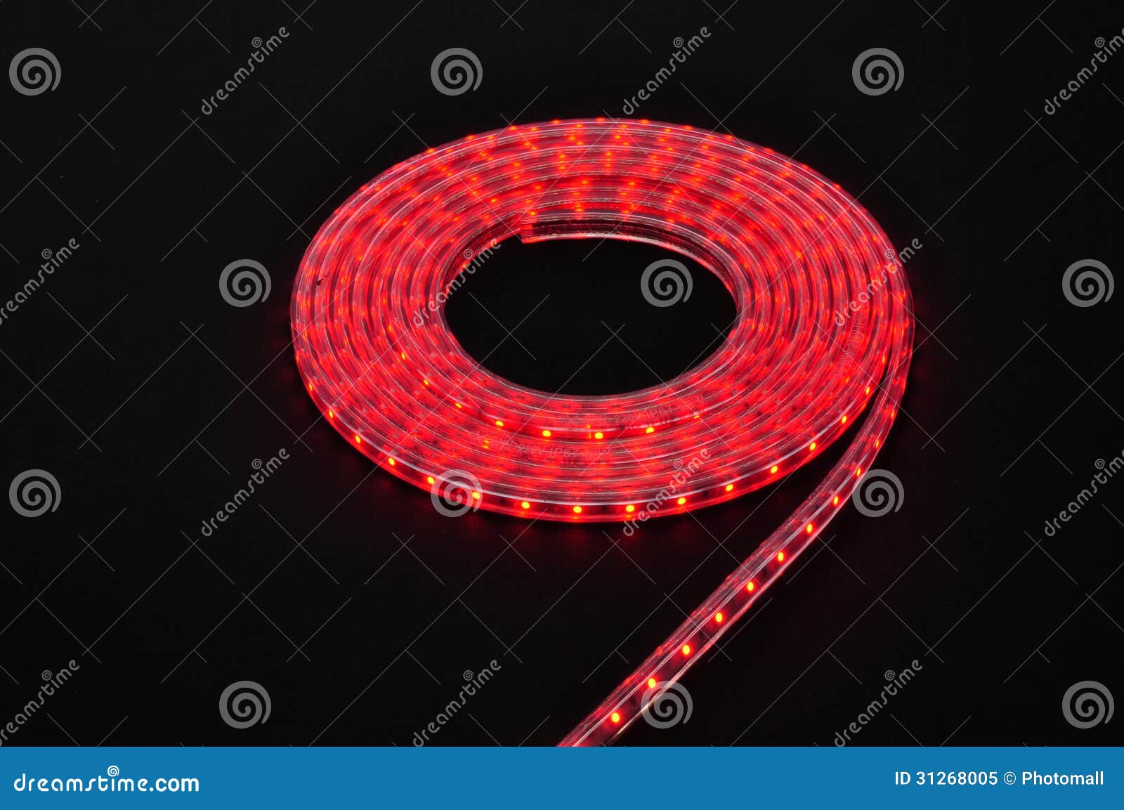 Red Light Led Belt, Led Strip, Waterproof Red LED Light Strips Stock ...