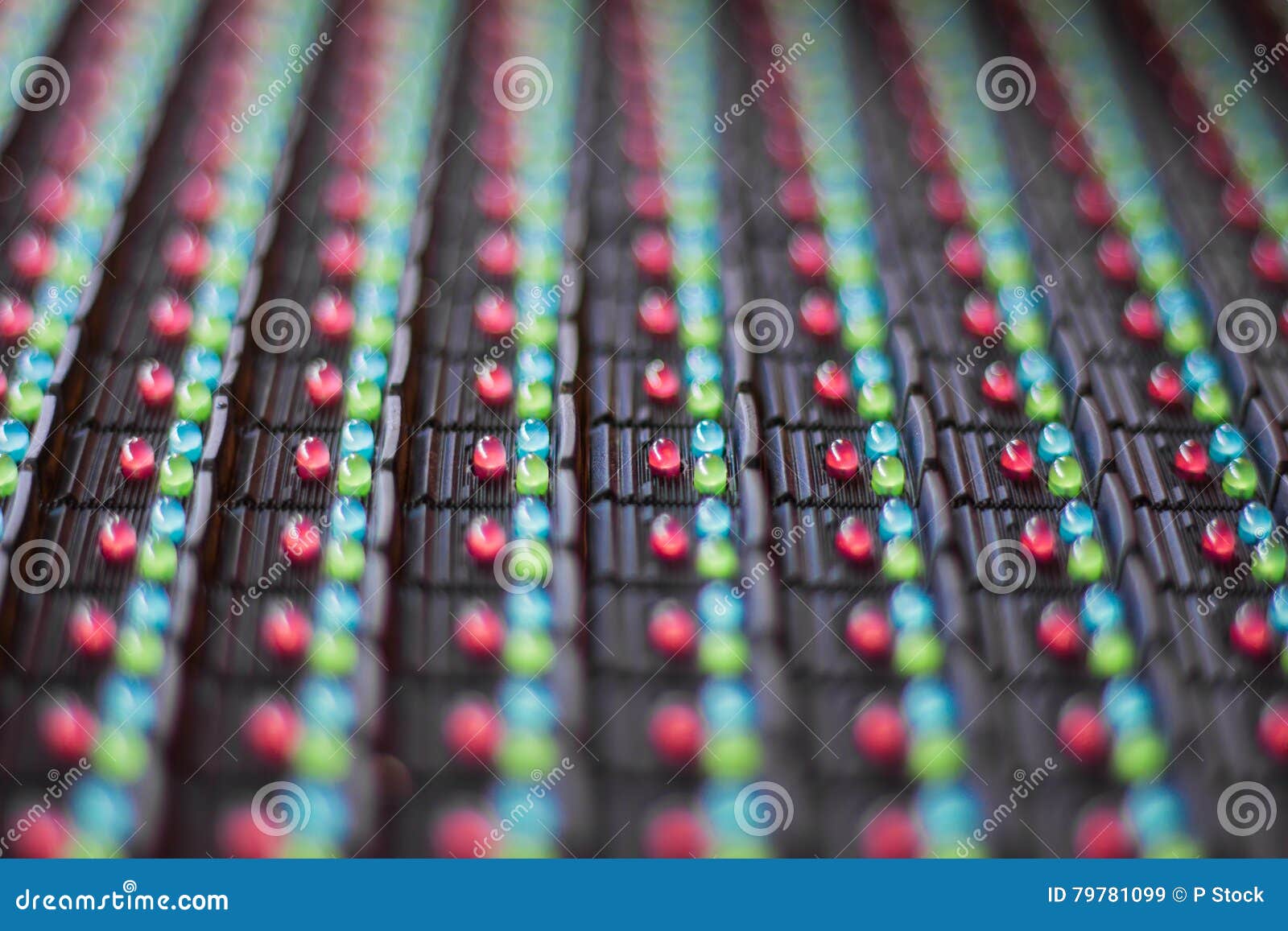 LED lamps in electronics. stock image. Image of equipment - 79781099