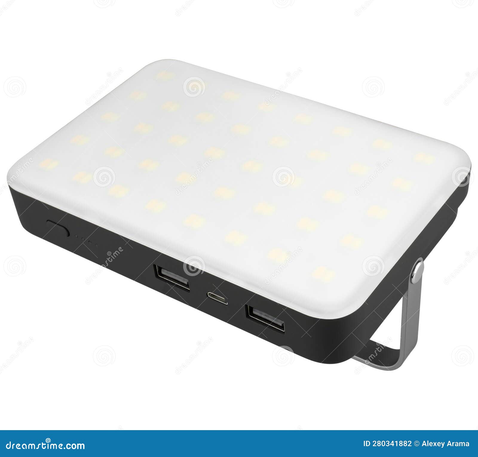 LED Lantern with Stand, on White Background in Insulation Stock Photo ...