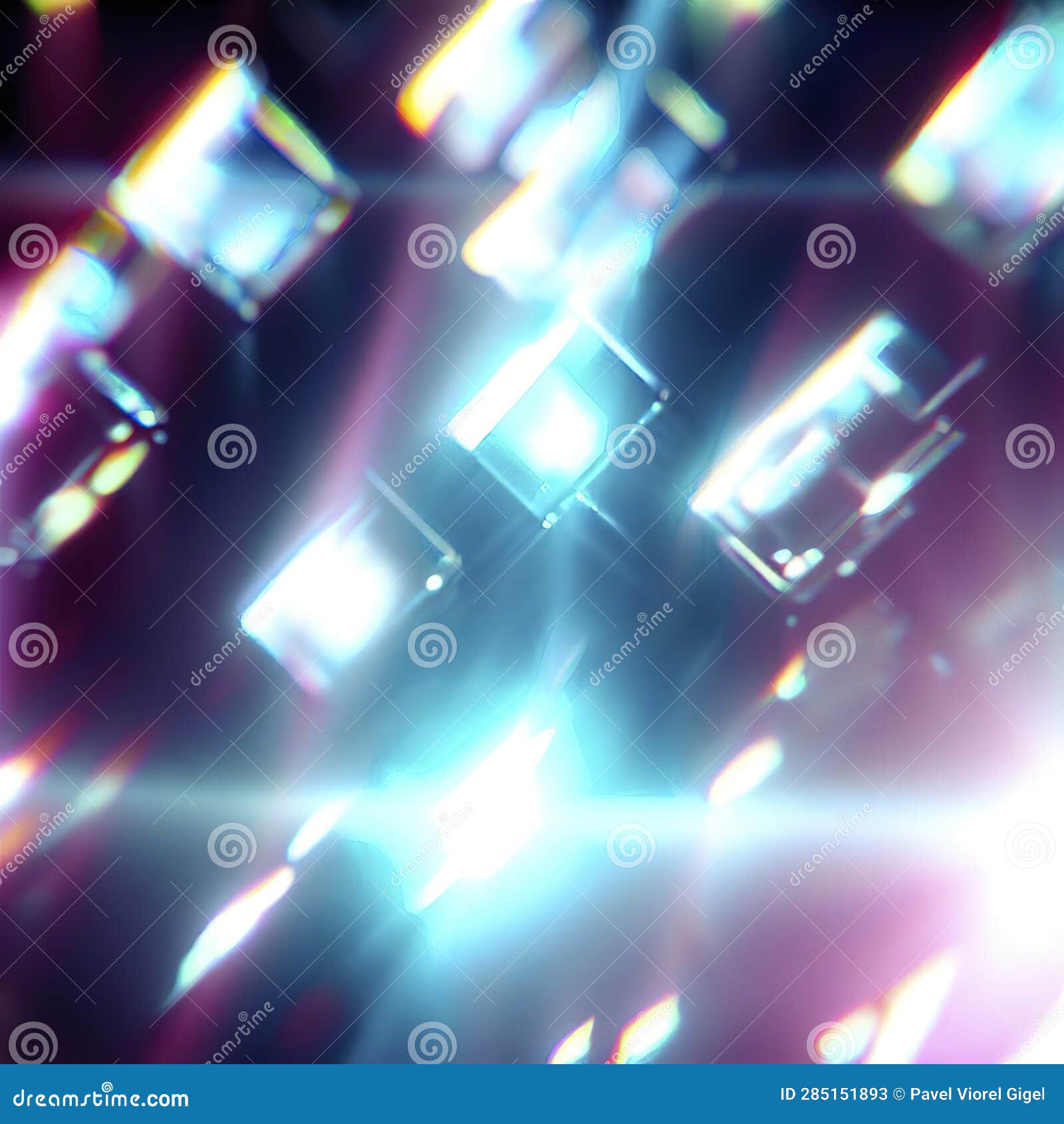 Led Light. Abstract Effect. Future Tech Stock Illustration ...