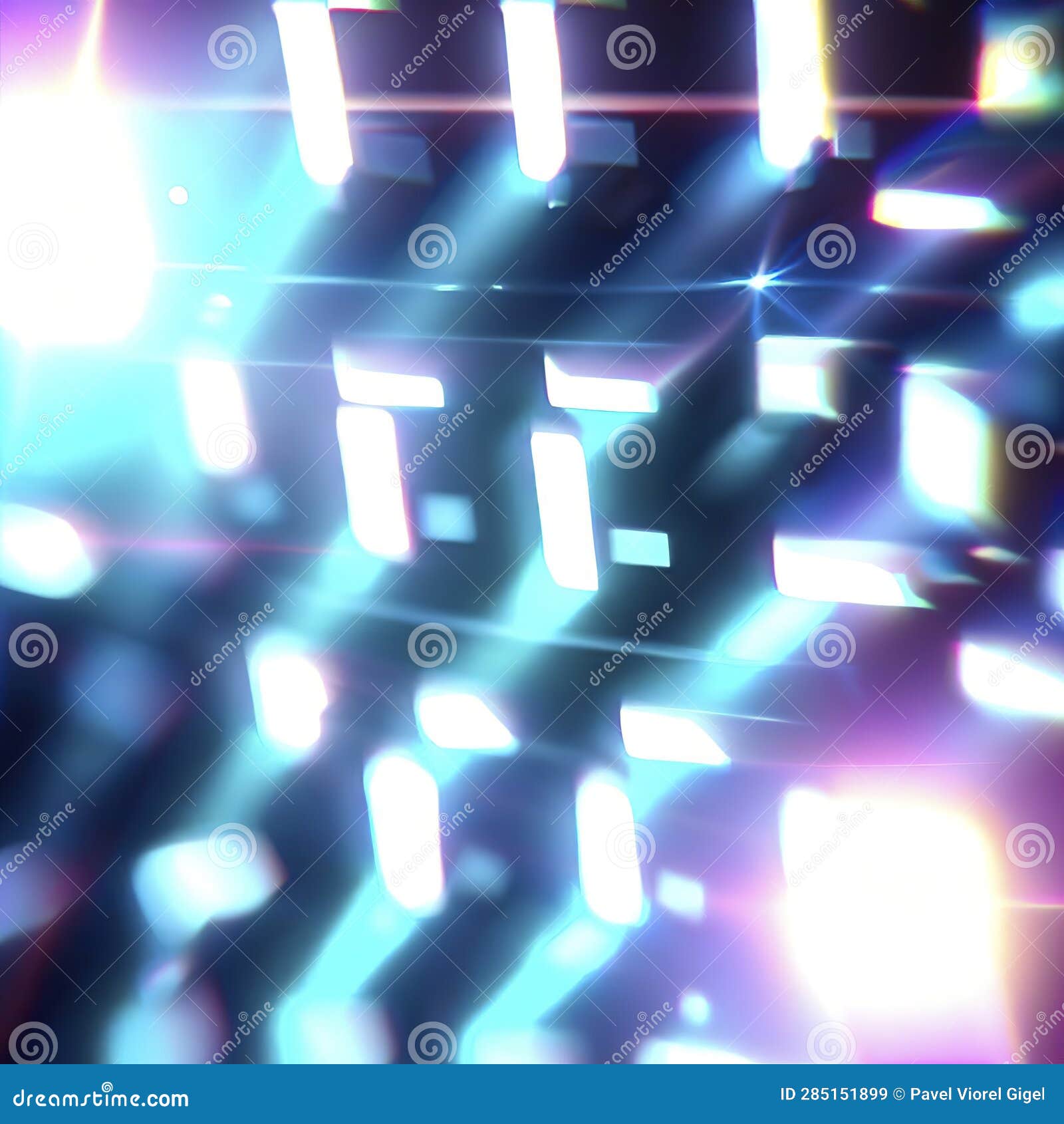 Led Light. Abstract Effect. Future Tech Stock Illustration ...