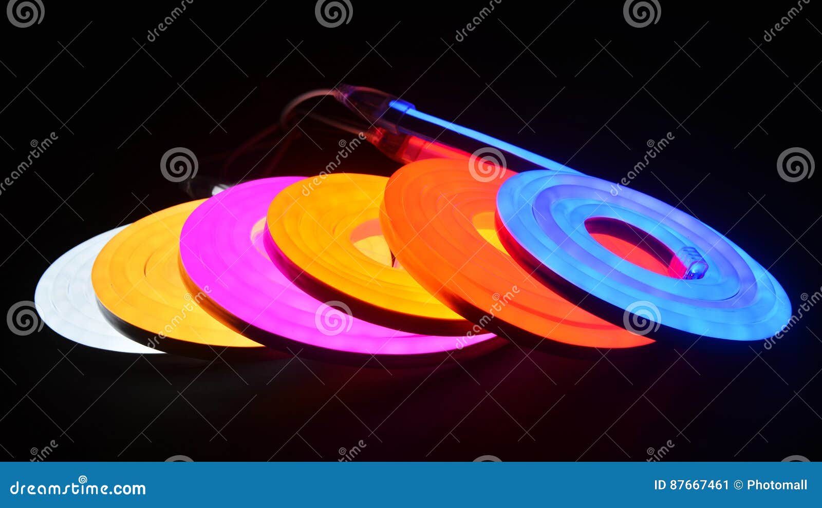 LED light belt stock image. Image of gray, bulb, contemporary - 87667461