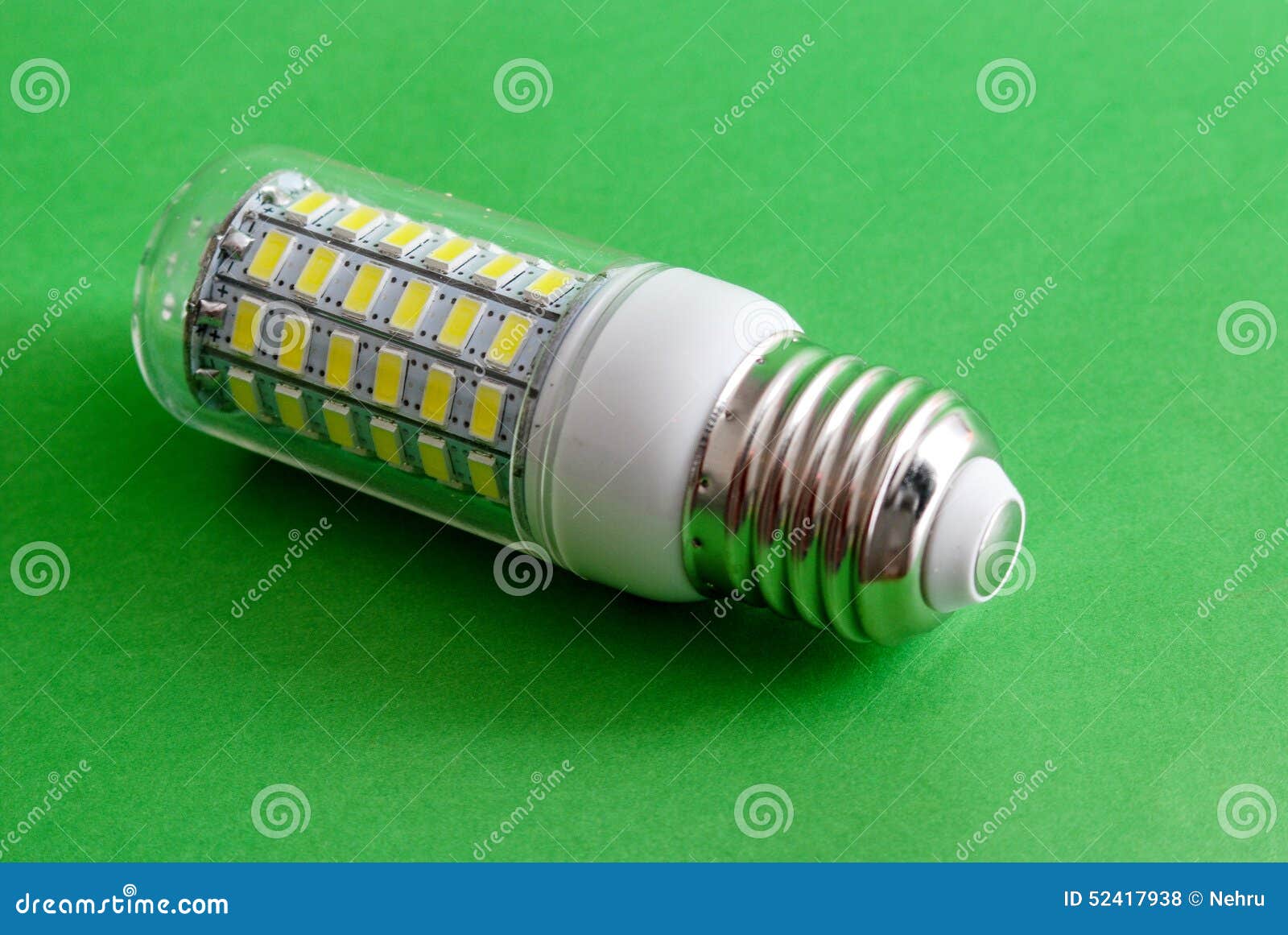 Led Light Bulb,clean Energy Concept, Environment, Stock Photo - Image ...