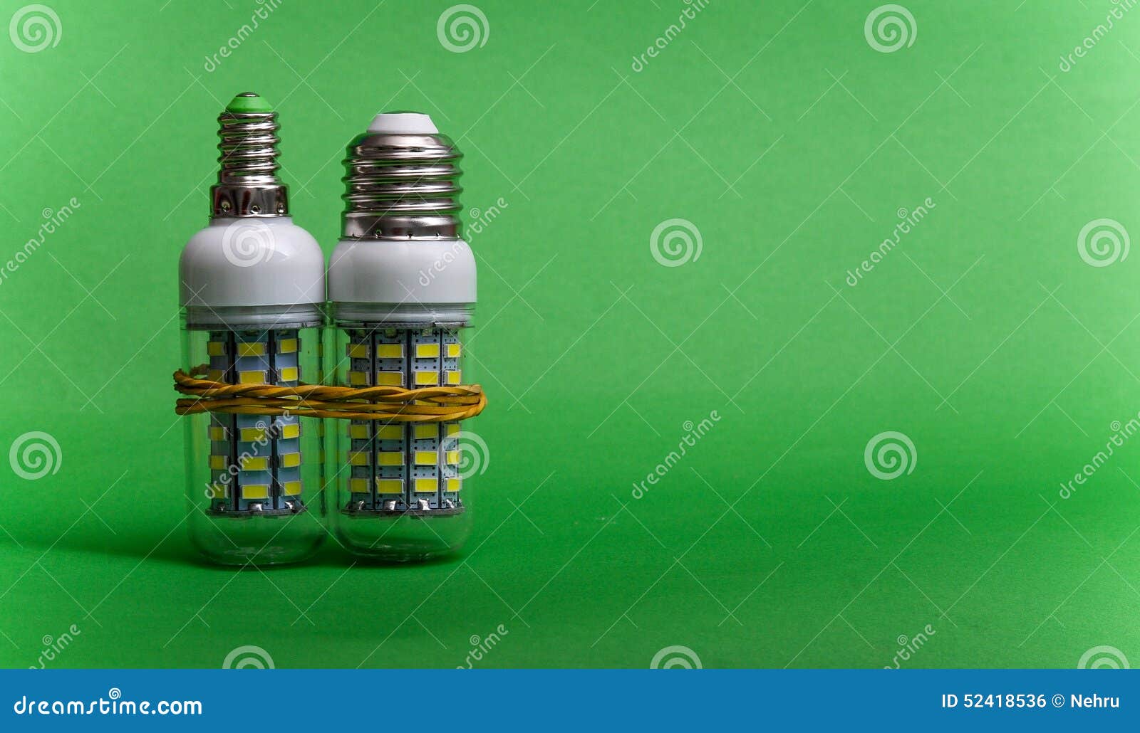 Led Light Bulb,clean Energy Concept, Environment, Stock Photo - Image ...