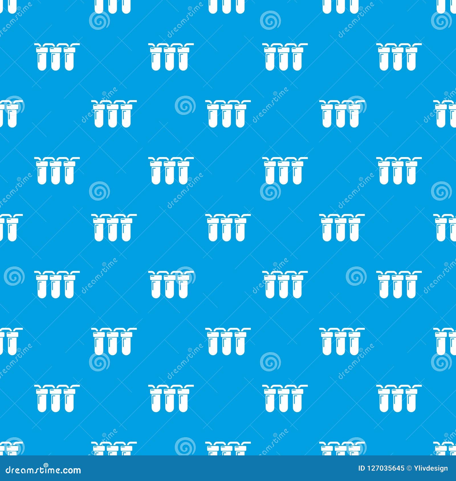 Led Light Bulb Lamp Pattern Vector Seamless Blue Stock Vector ...