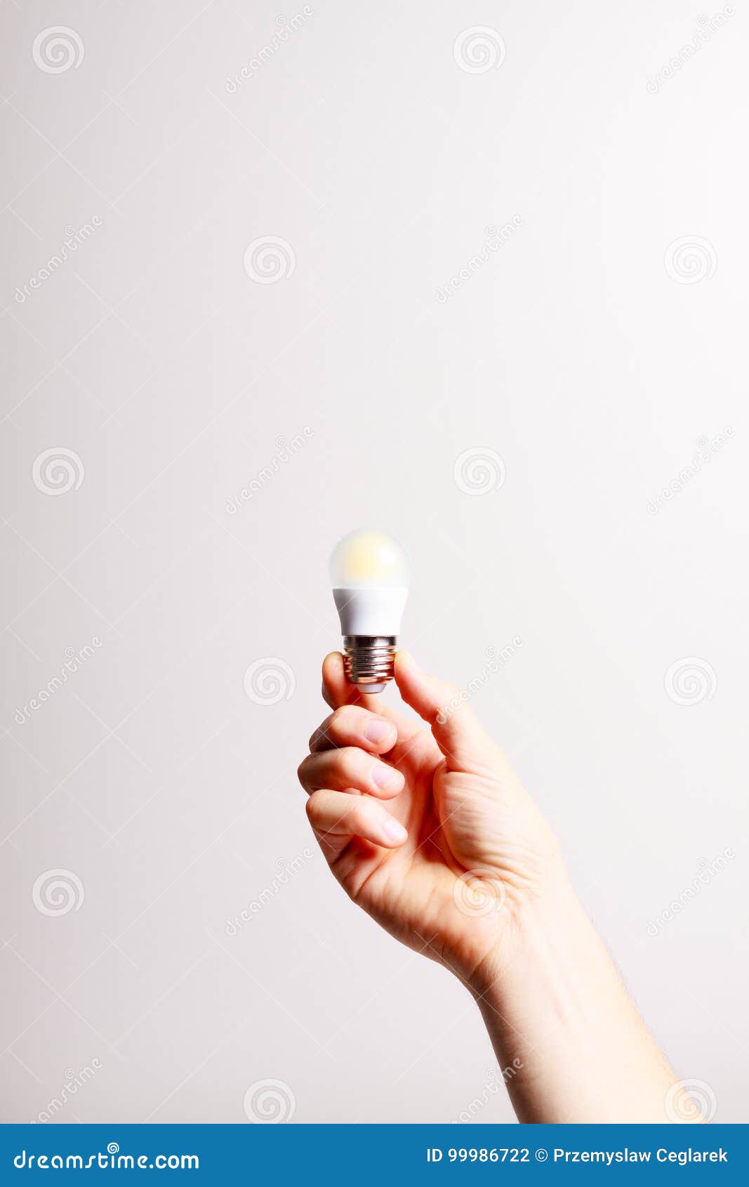 Led light bulb stock photo. Image of efficient, technology - 99986722