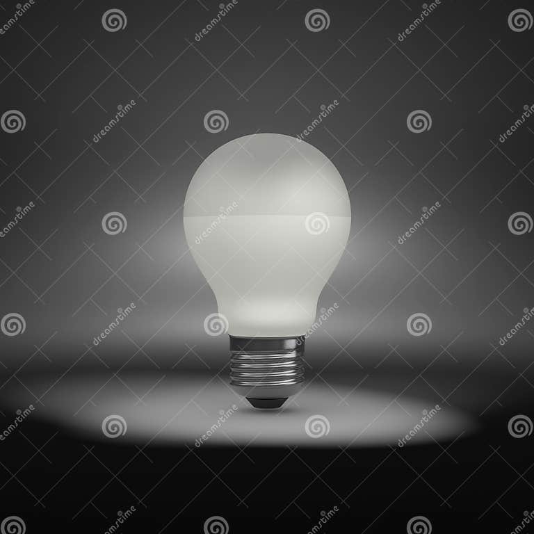 LED Light Bulb stock illustration. Illustration of electric - 90995572