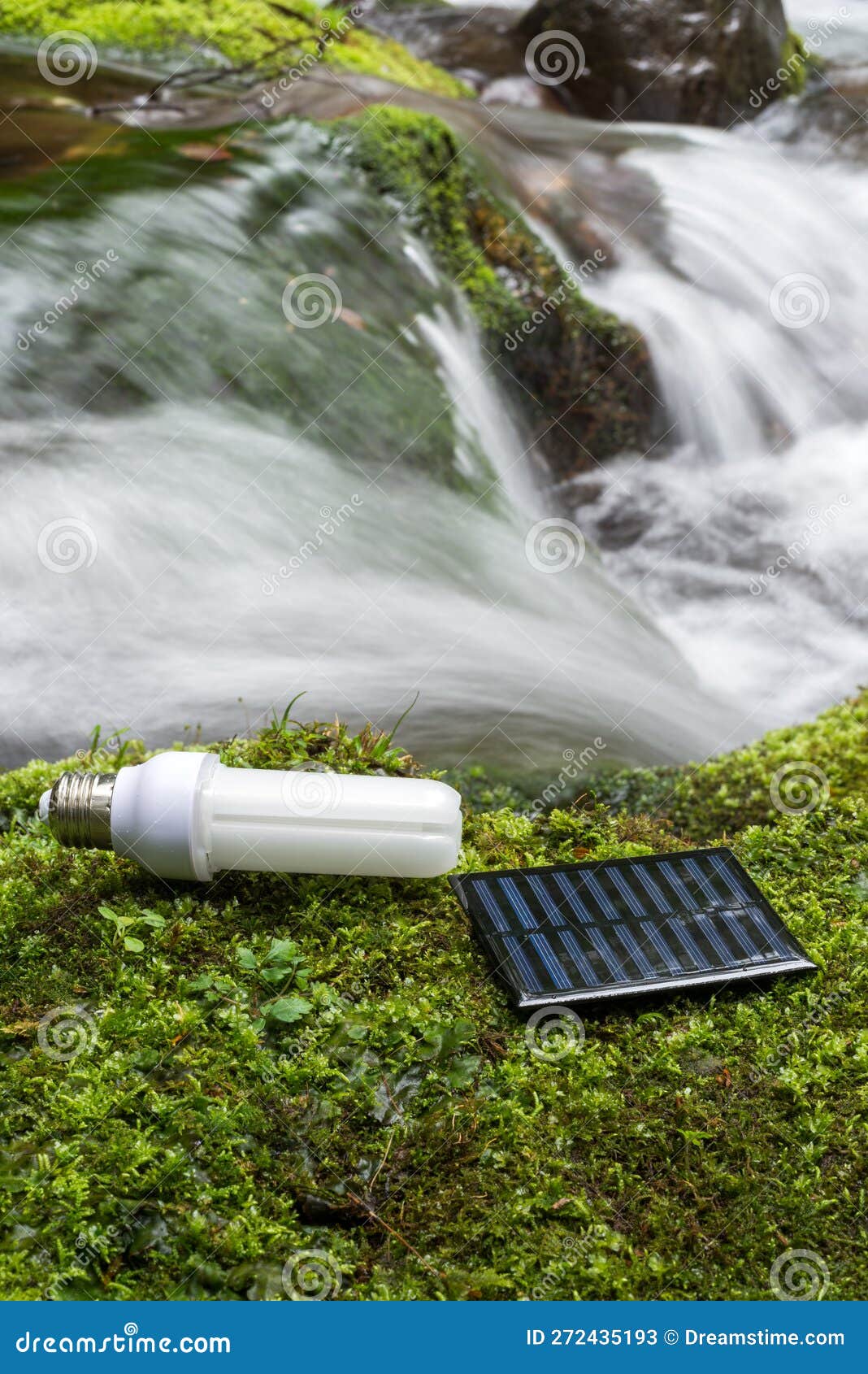 LED and solar panel stock image. Image of lamp, natural - 272435193