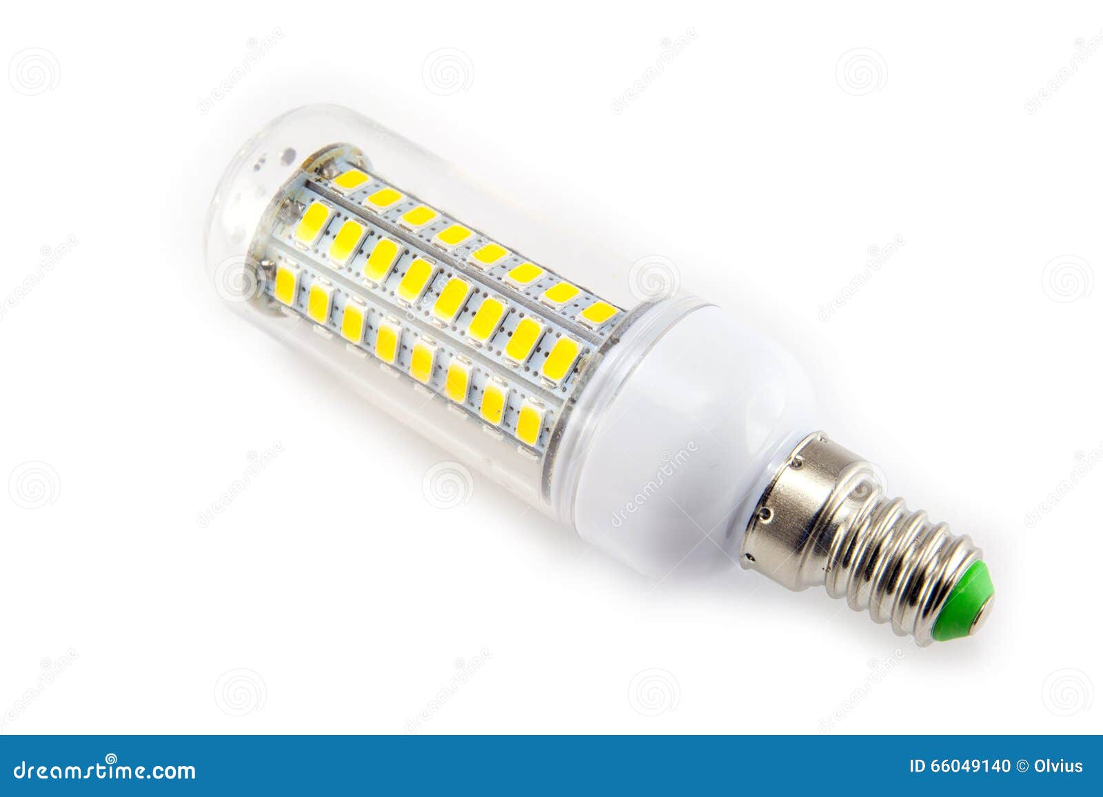 Led Light Bulb on White Background Stock Photo - Image of lightbulb ...