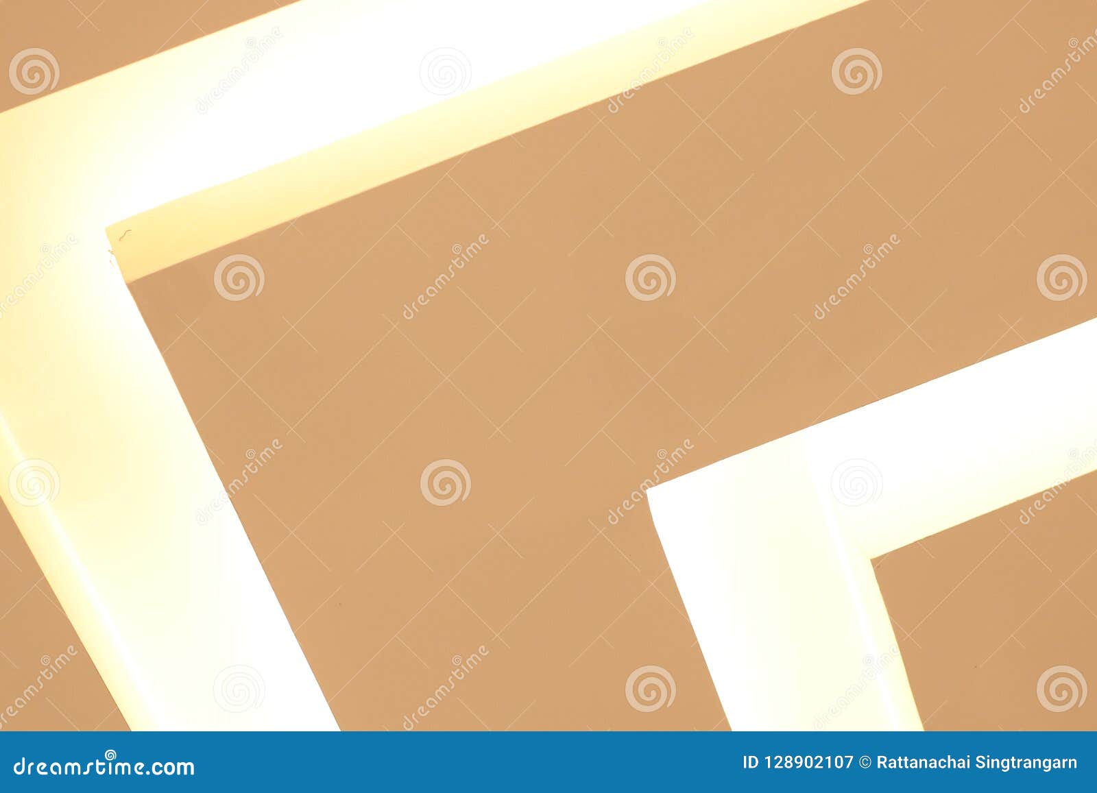 Led Light Ceiling Loft Style Stock Image - Image of modern, bright ...