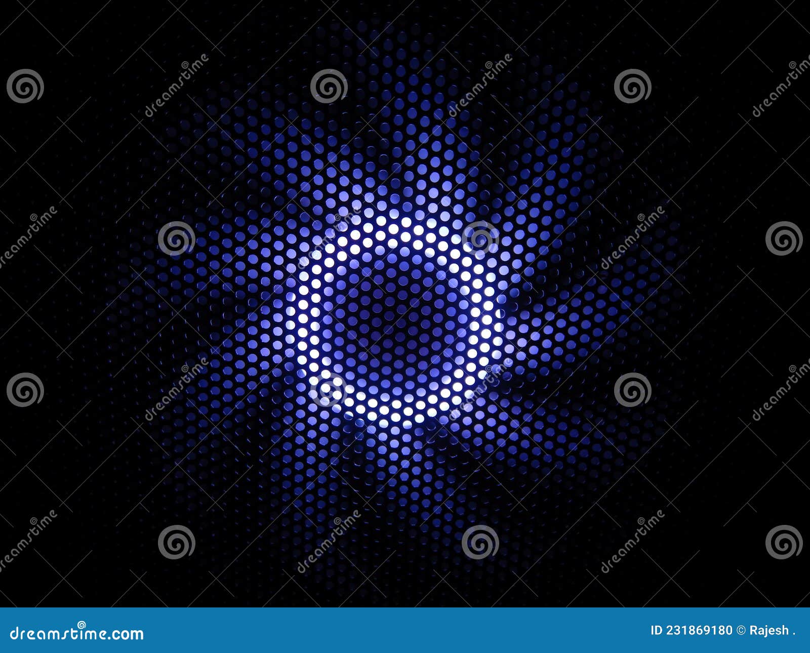 LED Light of a Computer CPU Cooling Fan System, RGB LED Stock Photo ...