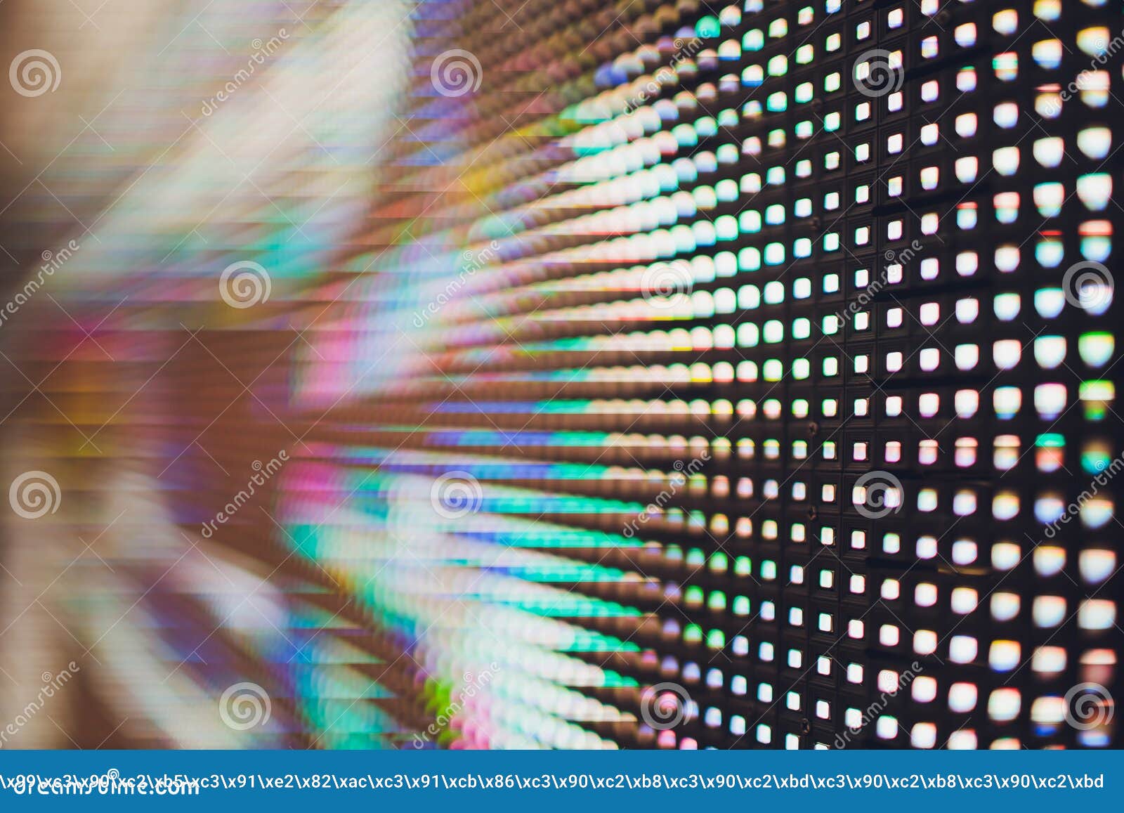 Led Light Digital Pattern Technology System Abstract Background. Stock ...