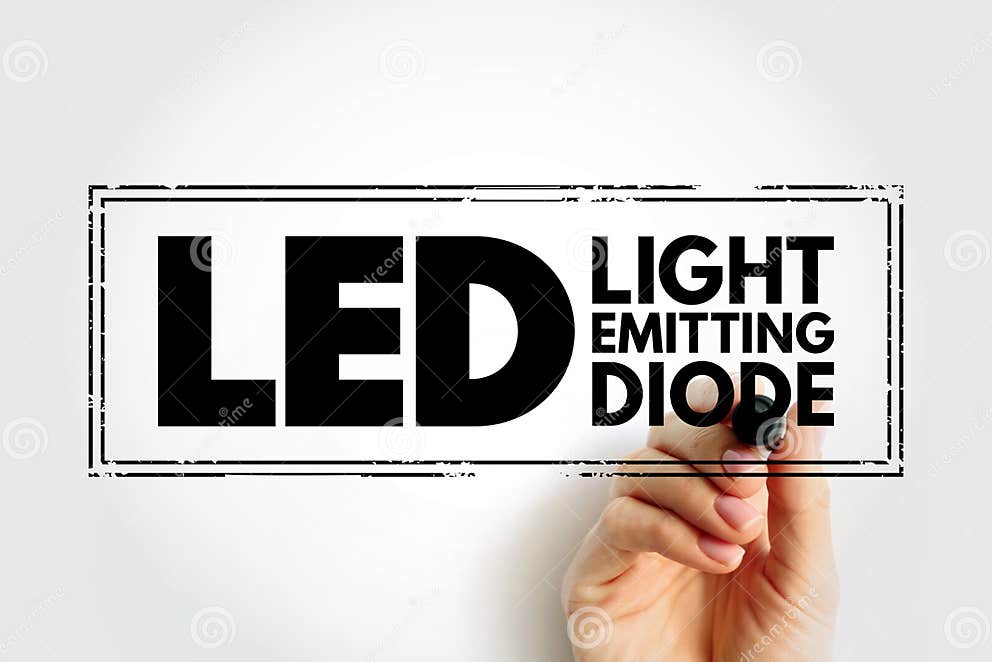 LED Light-Emitting Diode - Semiconductor Light Source that Emits Light ...