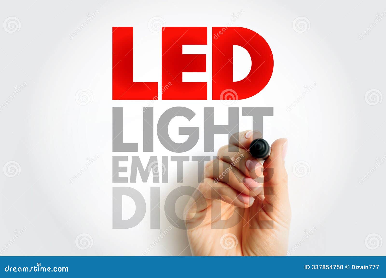 Led Diode - Semiconductor Light Source That Emits Light When Current ...