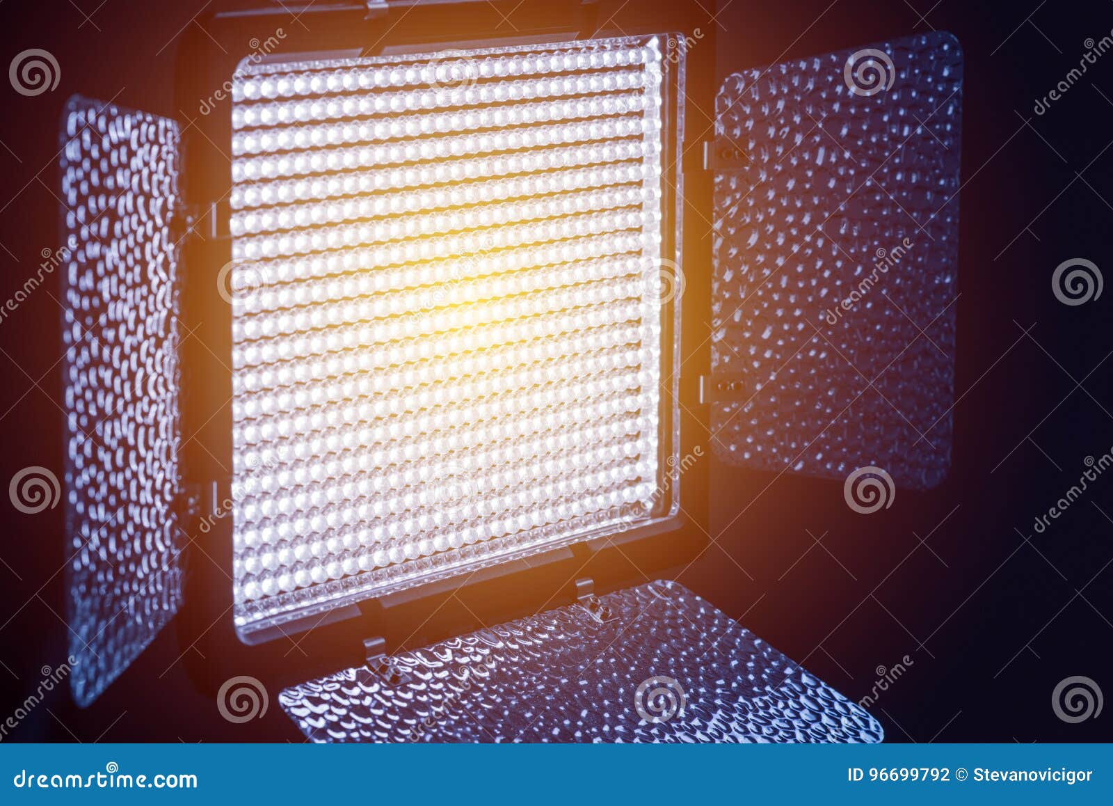 Led Light Equipment for Photo and Video Production Stock Photo - Image ...
