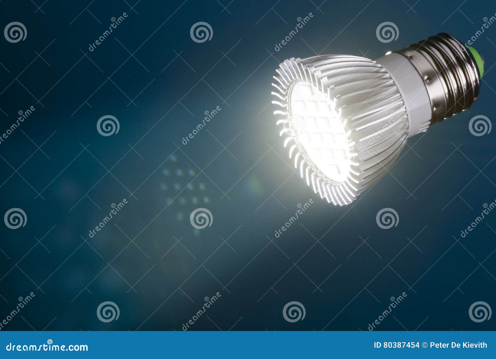 Led Light with Flare in Beam Stock Photo - Image of evolution, glowing ...